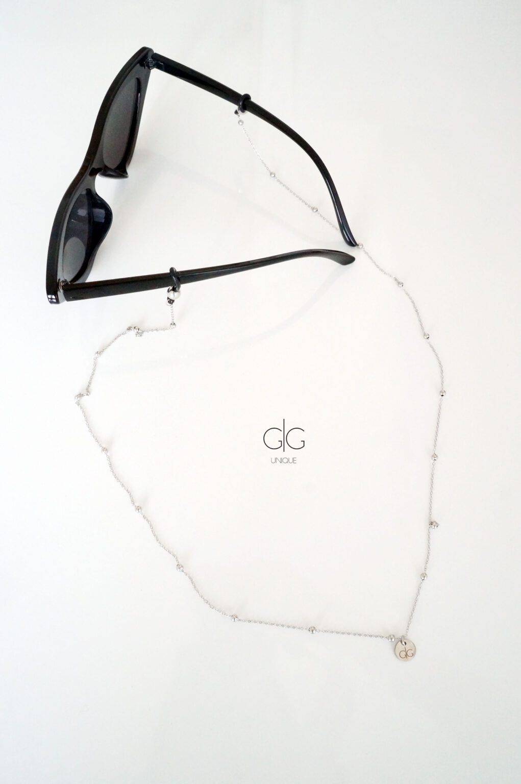 Thin stainless steel bubble glasses chain – GG UNIQUE