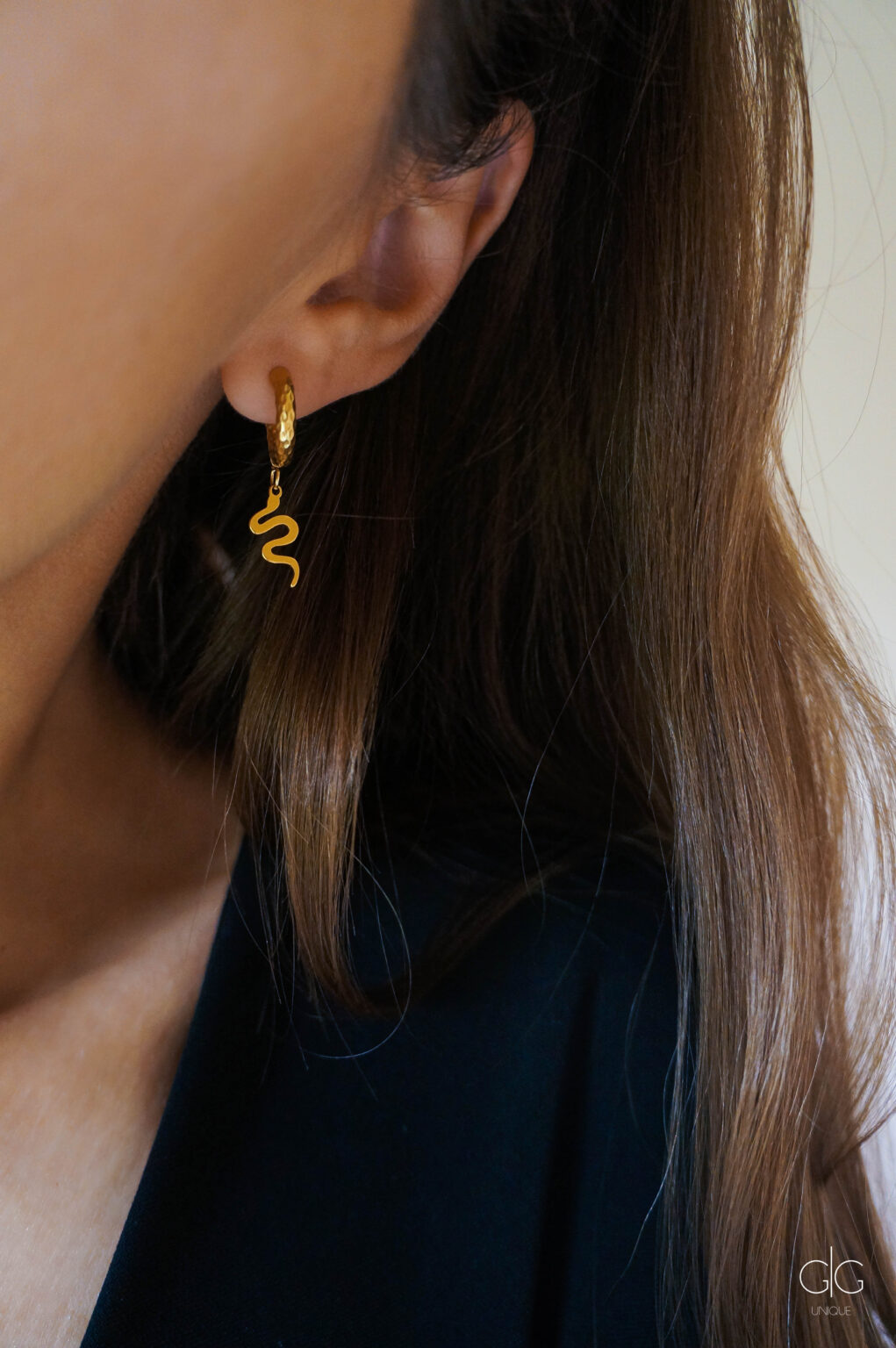 Vintage snake hoop earrings – GG UNIQUE